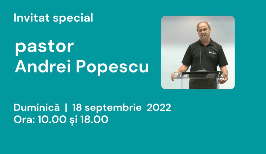 Pastorul Andrei Popescu la Biserica Baptistă nr. 1 Mănăştur – Biserica ...